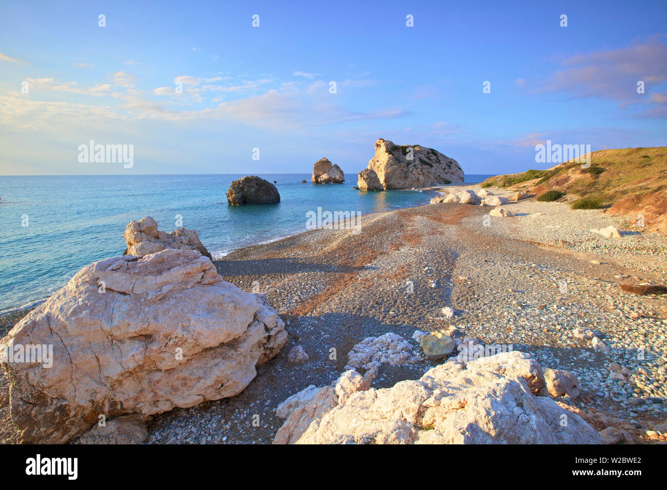 Aphrodite's Rock, Paphos, Cyprus, Eastern Mediterranean Sea Stock Photo ...
