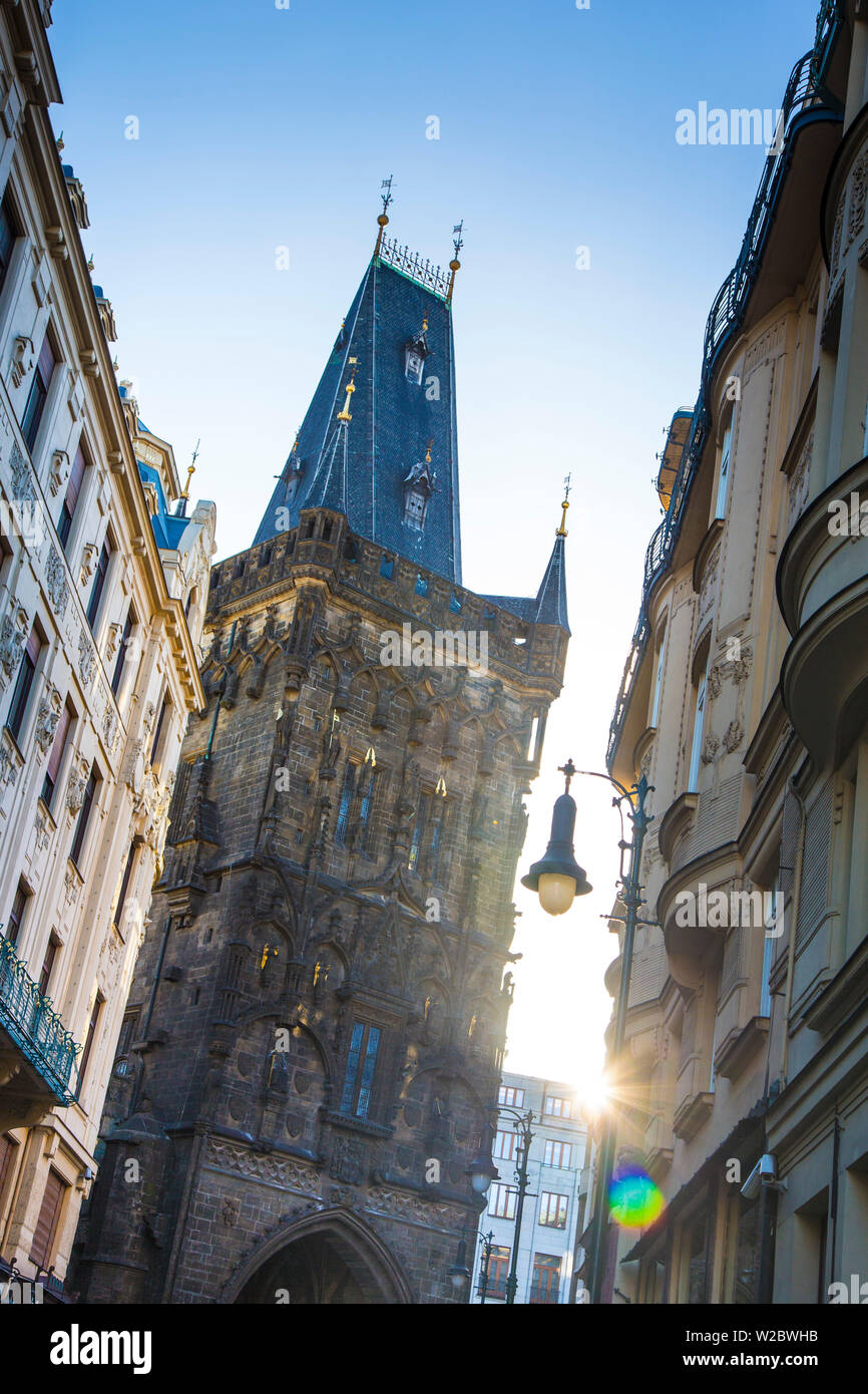 Prague city gate hi-res stock photography and images - Alamy