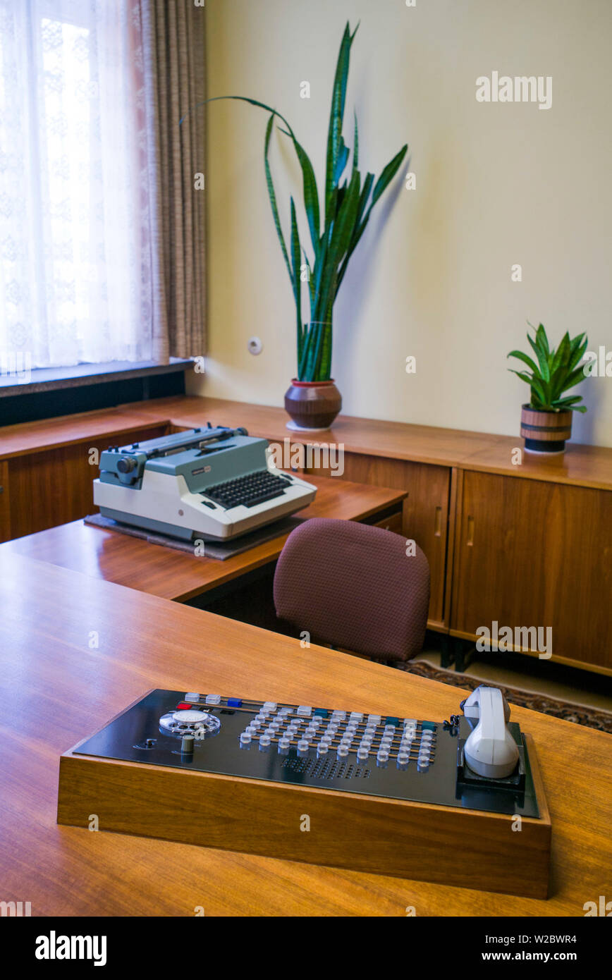 Germany, Berlin, Friendrichshain, Stasi Museum, DDR-era secret police ...