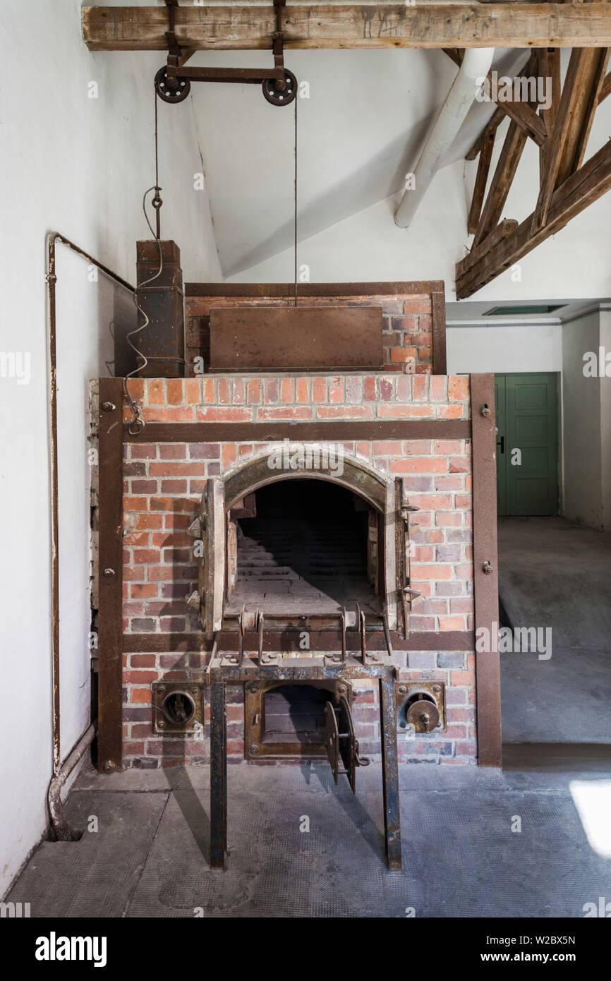 Germany, Bavaria, Munich-Dachau, WW-2 era Nazi concentration camp ...