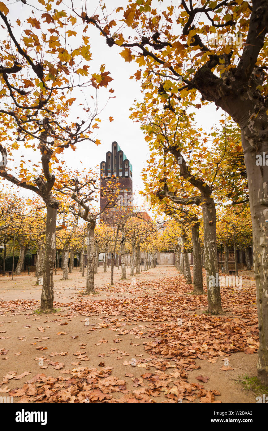 Germany, Hesse, Darmstadt, Mathildenhohe Kunstlerkolonie Park, Wedding ...