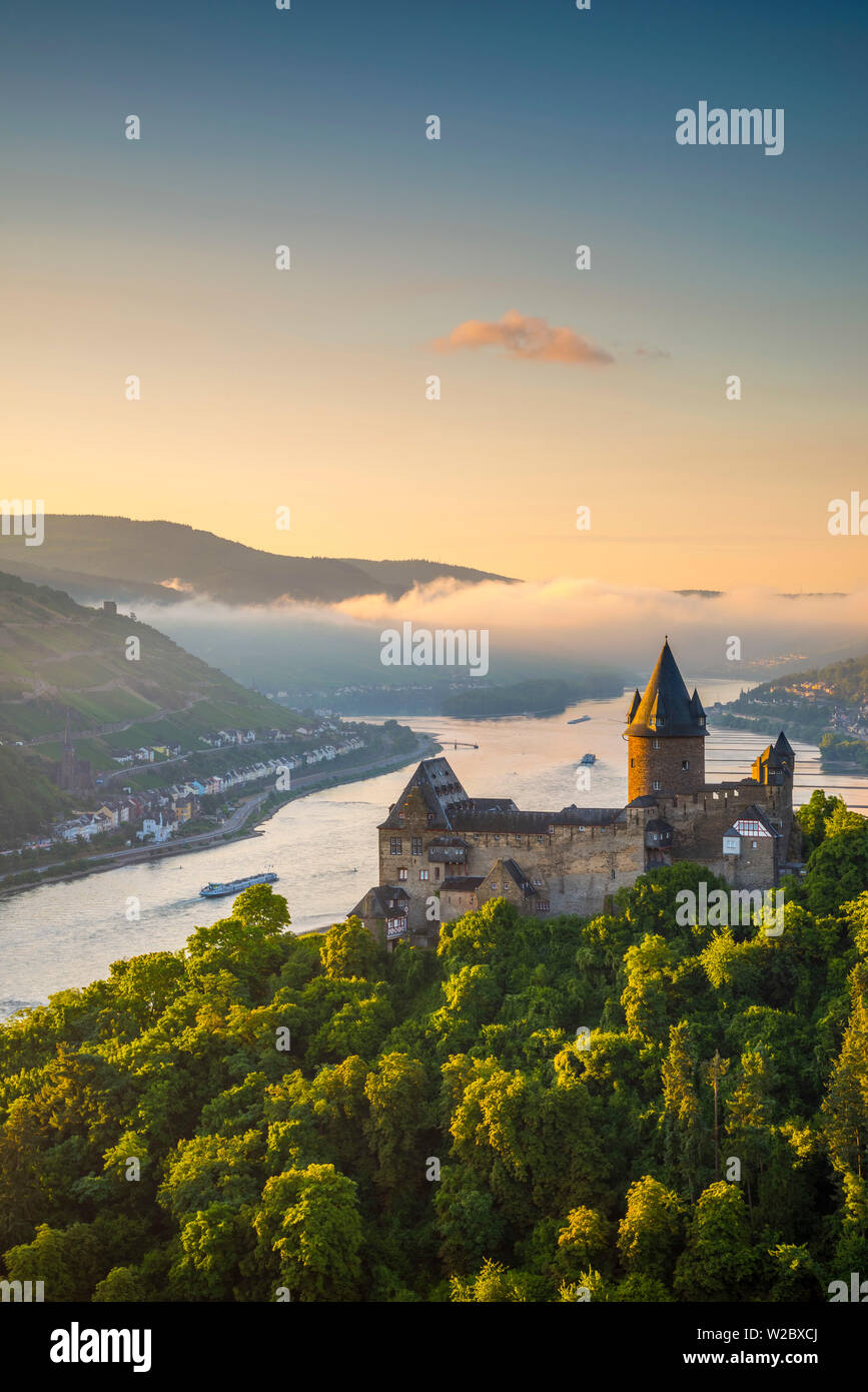 Bacharach stahleck castle rhine hi-res stock photography and images - Alamy