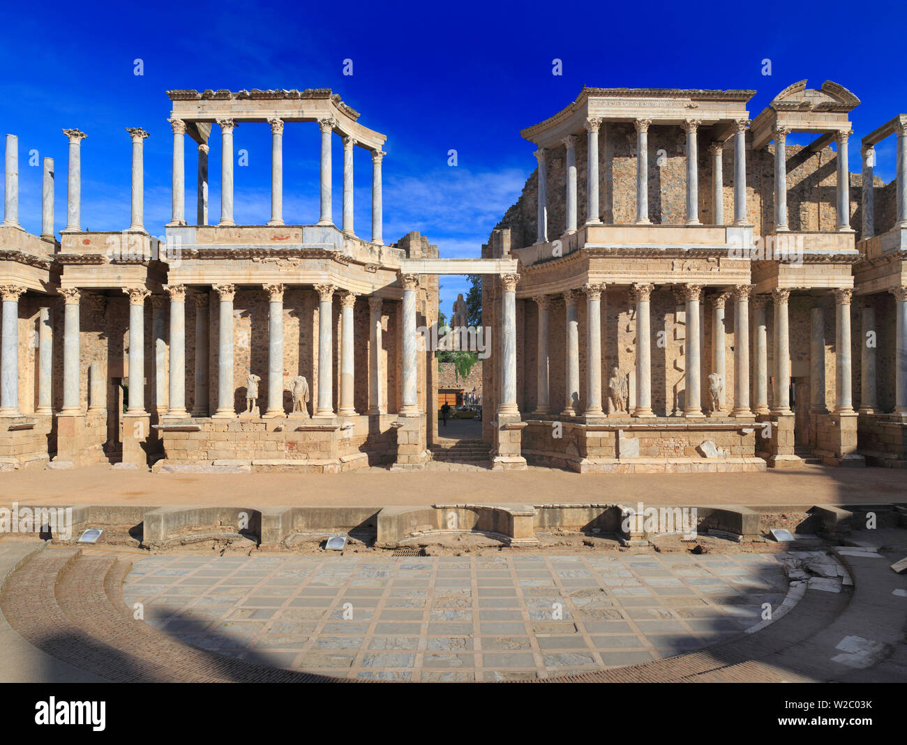 Roman theatre, Merida, Extremadura, Spain Stock Photo - Alamy