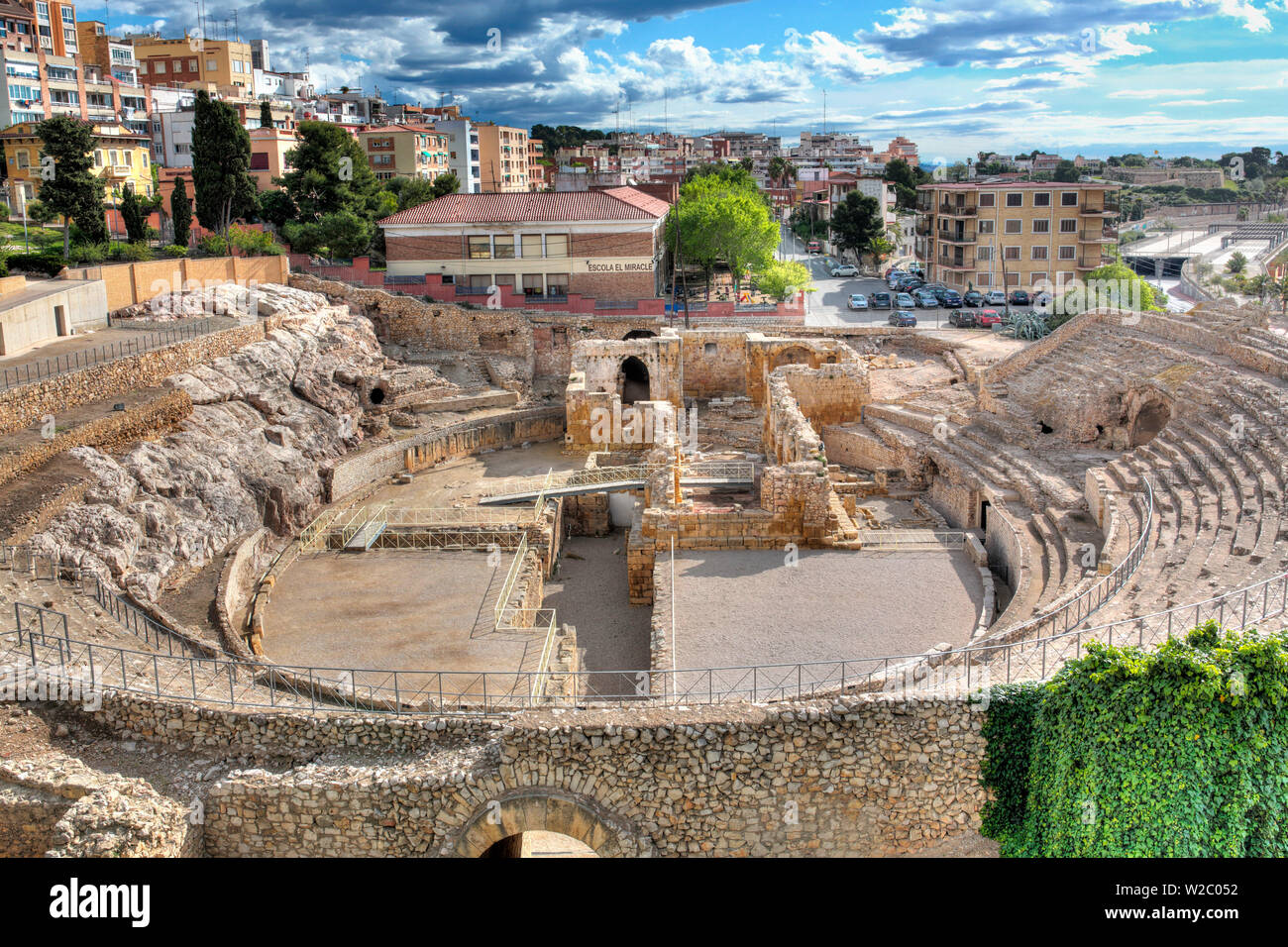 Roman Amphitheatre, Tarragona, Catalonia, Spain Stock Photo - Alamy