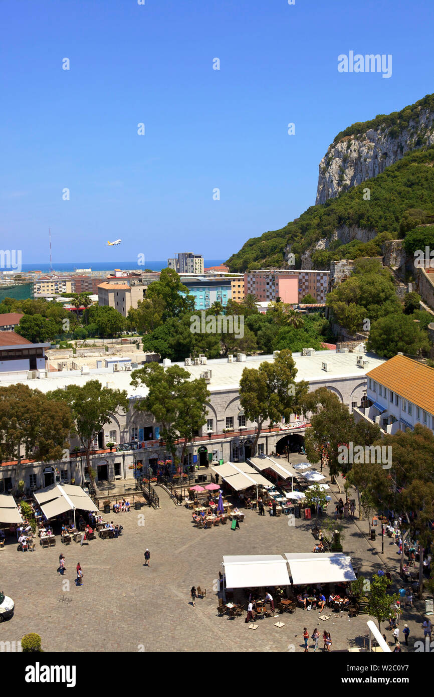 Grand Casemates Square, Gibraltar, Cadiz Province Stock Photo - Alamy