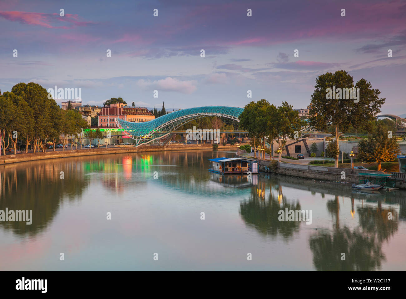 Georgia, Tbilisi, Peace bridge Stock Photo - Alamy