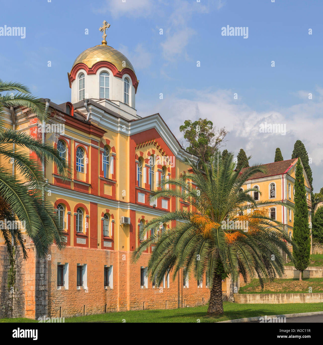 New Athos Monastery, New Athos, Abkhazia, Georgia Stock Photo - Alamy