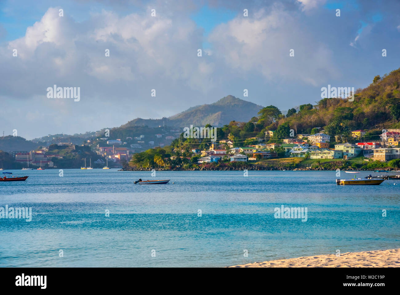 Caribbean, Grenada, Grand Anse Bay, Grand Anse Beach Stock Photo - Alamy