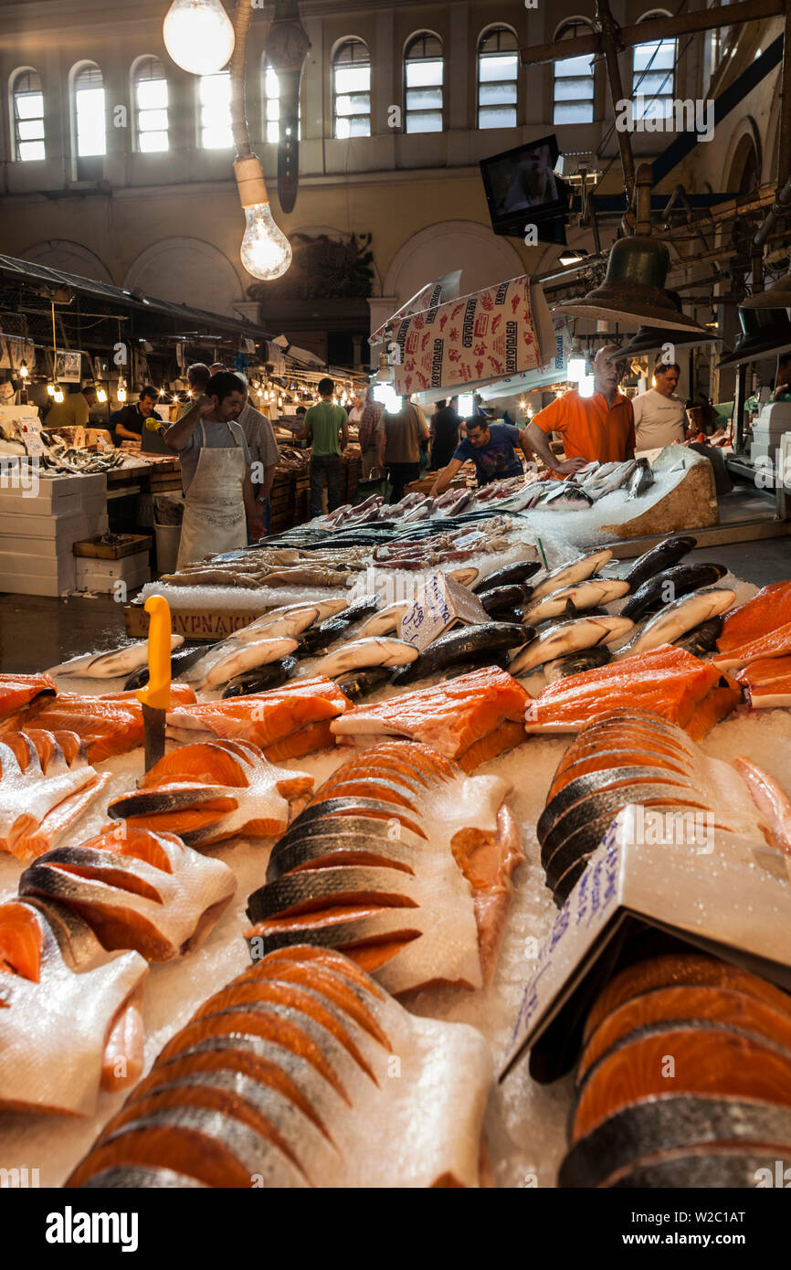 Athens Central Fish Market High Resolution Stock Photography and Images ...