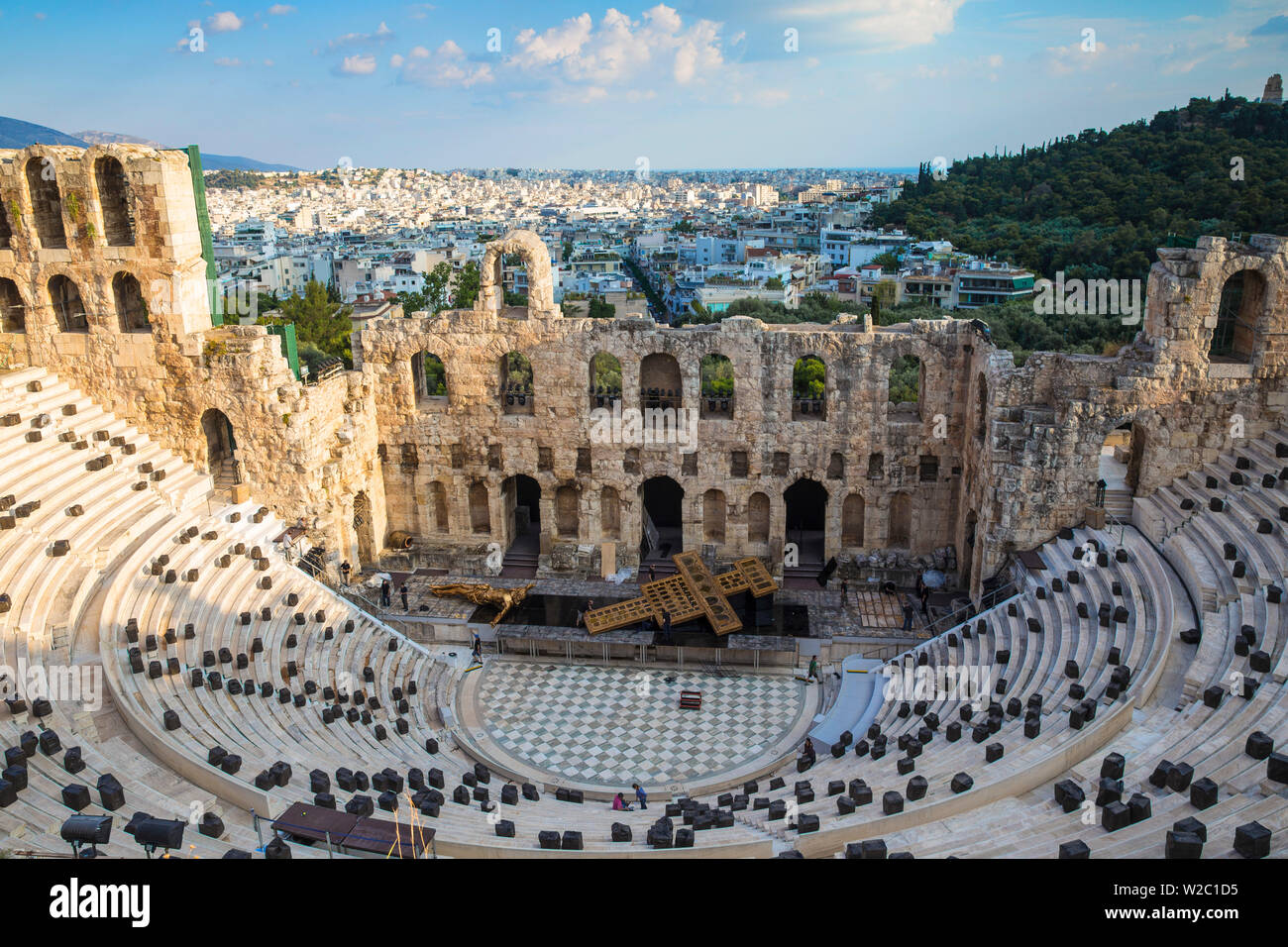 Acropolis amphitheatre hi-res stock photography and images - Alamy