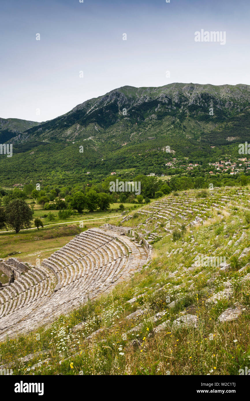 Greece, Epirus Region, Ioannina-area, Dodoni, Theater of Dodoni, built ...