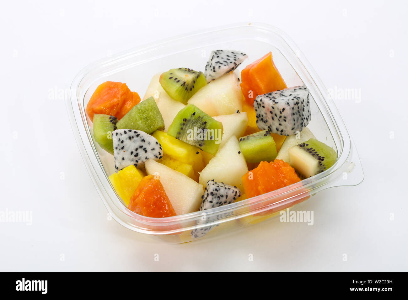 Mixed cut fruits in plastic hi-res stock photography and images - Alamy
