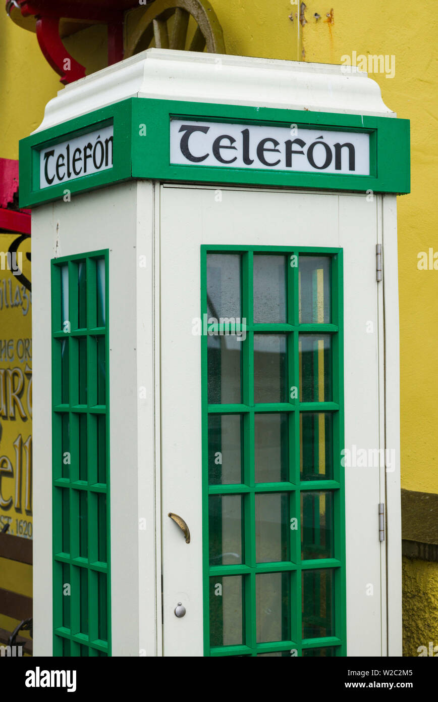 Irish telephone box hi-res stock photography and images - Alamy
