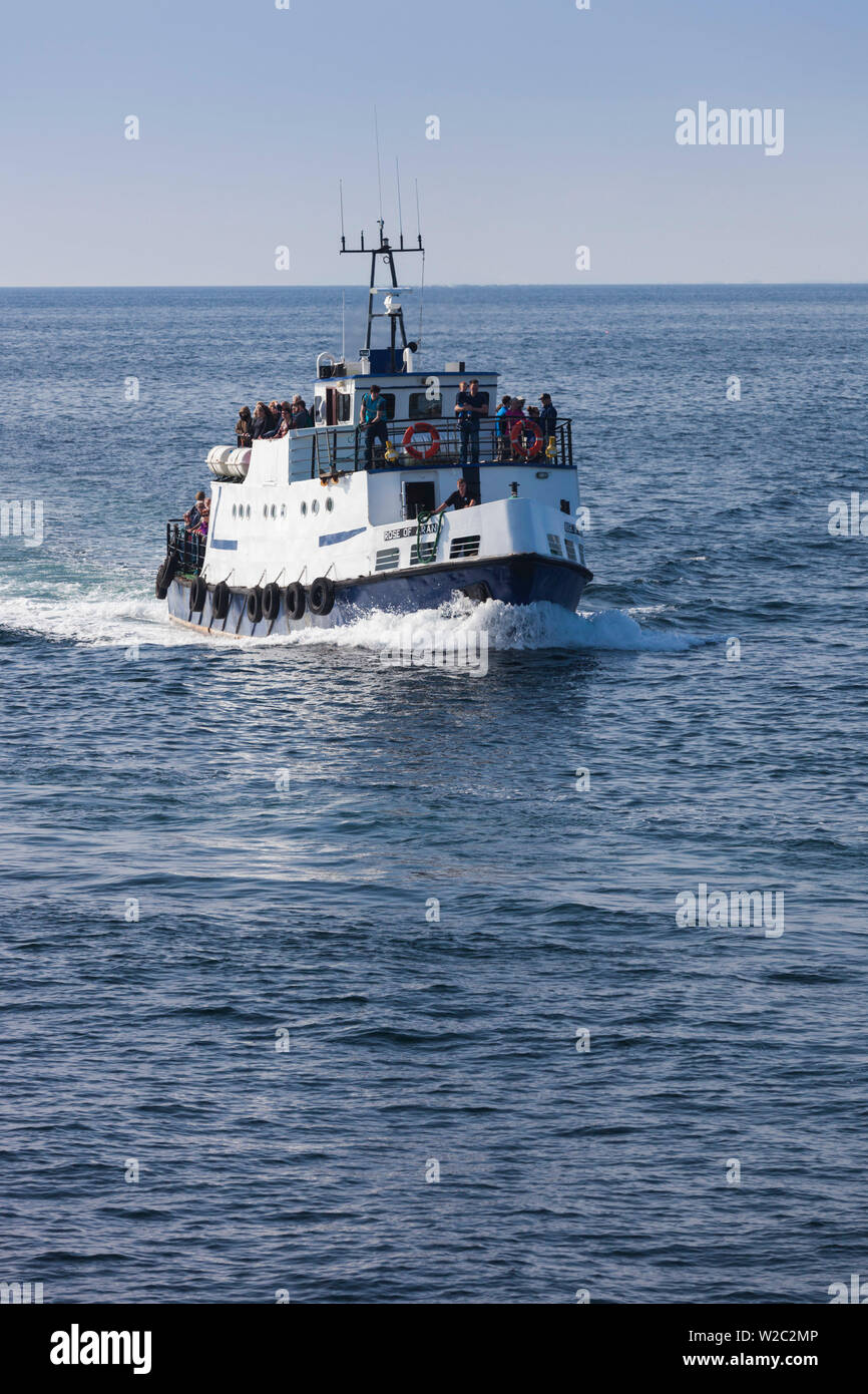 Ireland, County Clare, The Burren, Doolin, Aran Island ferry Stock ...