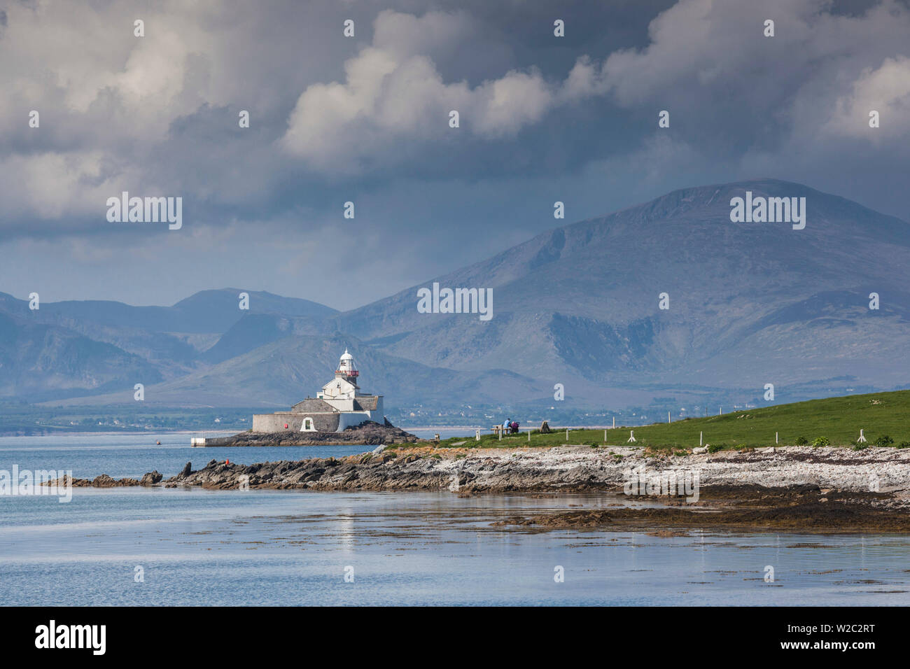 Ireland, County Kerry, Fenit, Fenit Lighthouse Stock Photo - Alamy