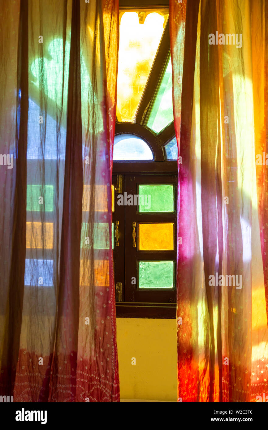 Stained glass window, Marigold Hotel, (as featured in 'The Best Exotic ...