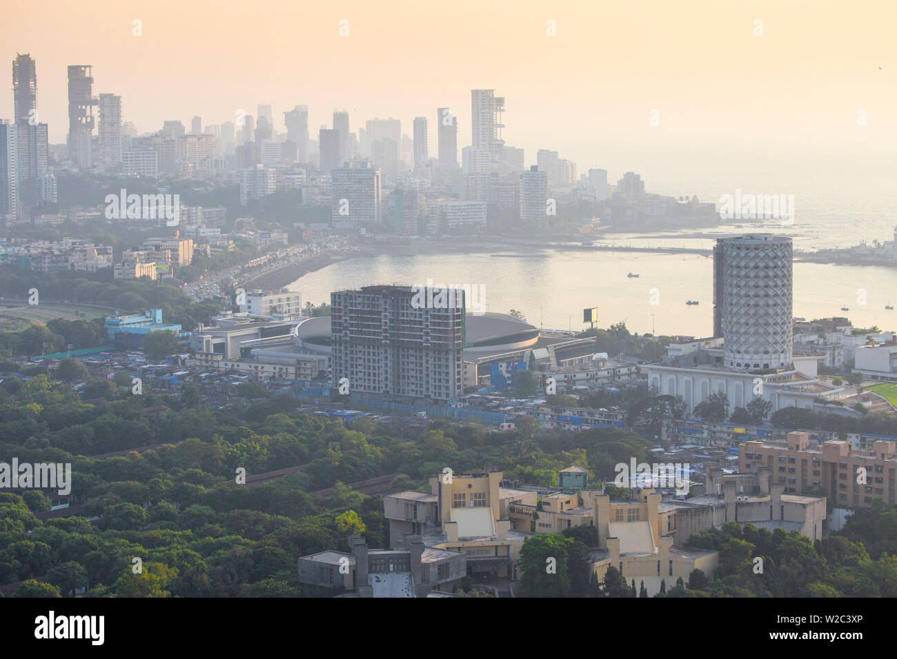 India, Maharashtra, Mumbai, View old City, Nehru Science Centre and ...