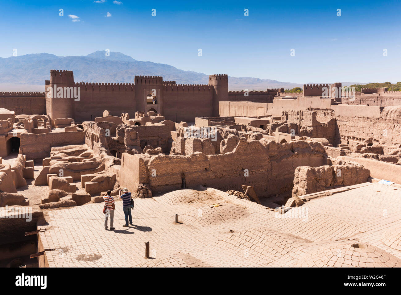 Iran, Southeastern Iran, Rayen, Arg e Rayen, ancient adobe citadel ...