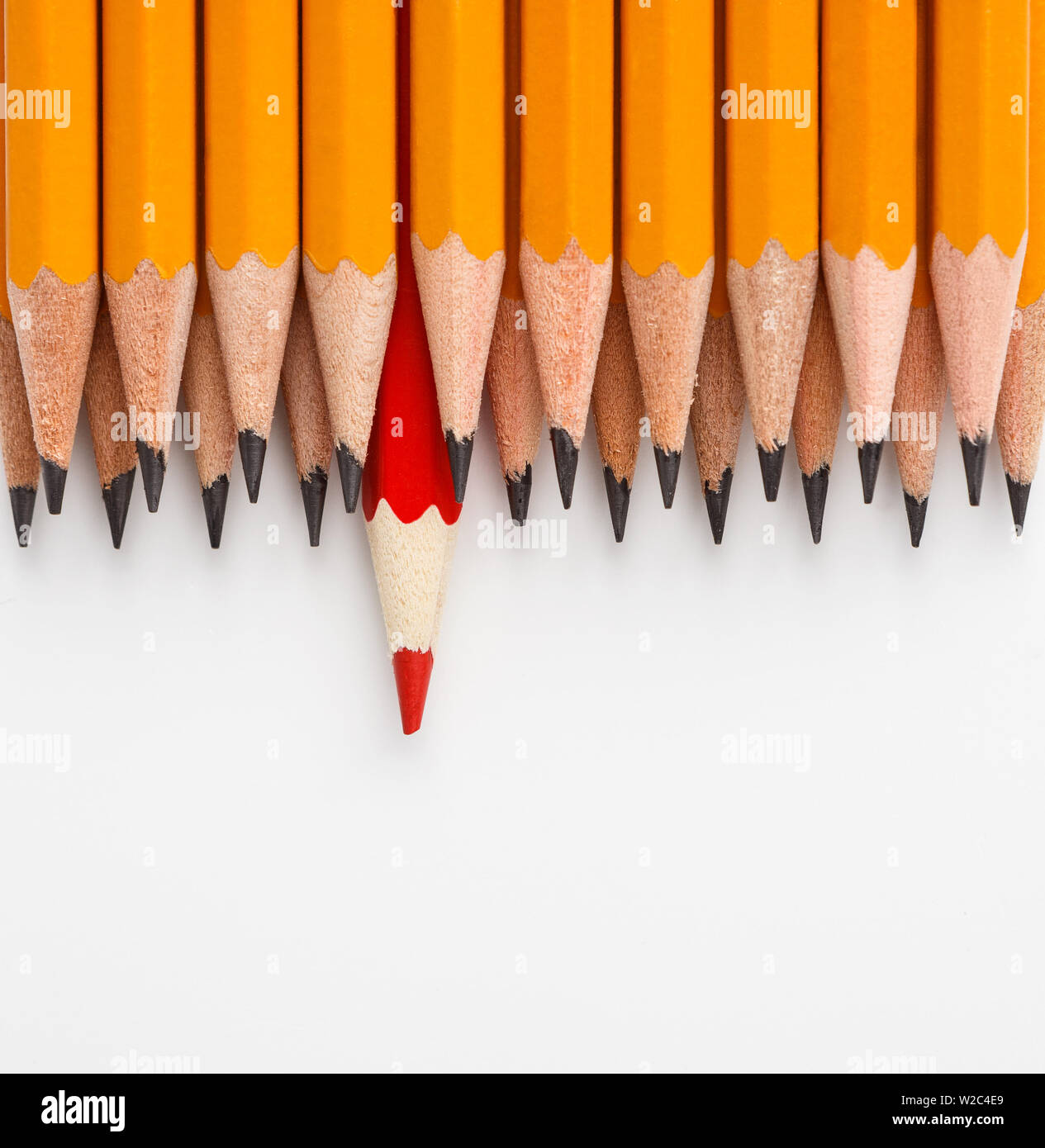 One pencil sticking out hi-res stock photography and images - Alamy