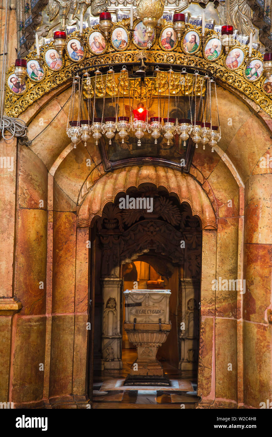 Israel, Jerusalem, Church of the Holy Sepulchre, The Tomb of Jesus ...