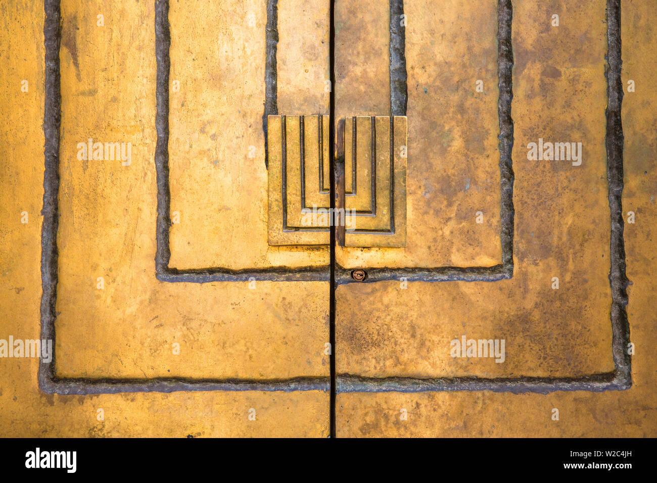 Israel, Jerusalem, Jewish Quarter, Synagogue door Stock Photo - Alamy