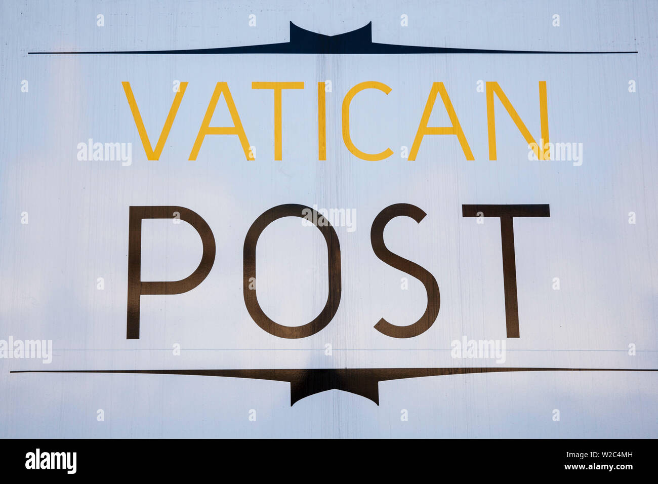 Italy, Lazio, Rome, St. Peters Square, Vatican Post Office outside St ...
