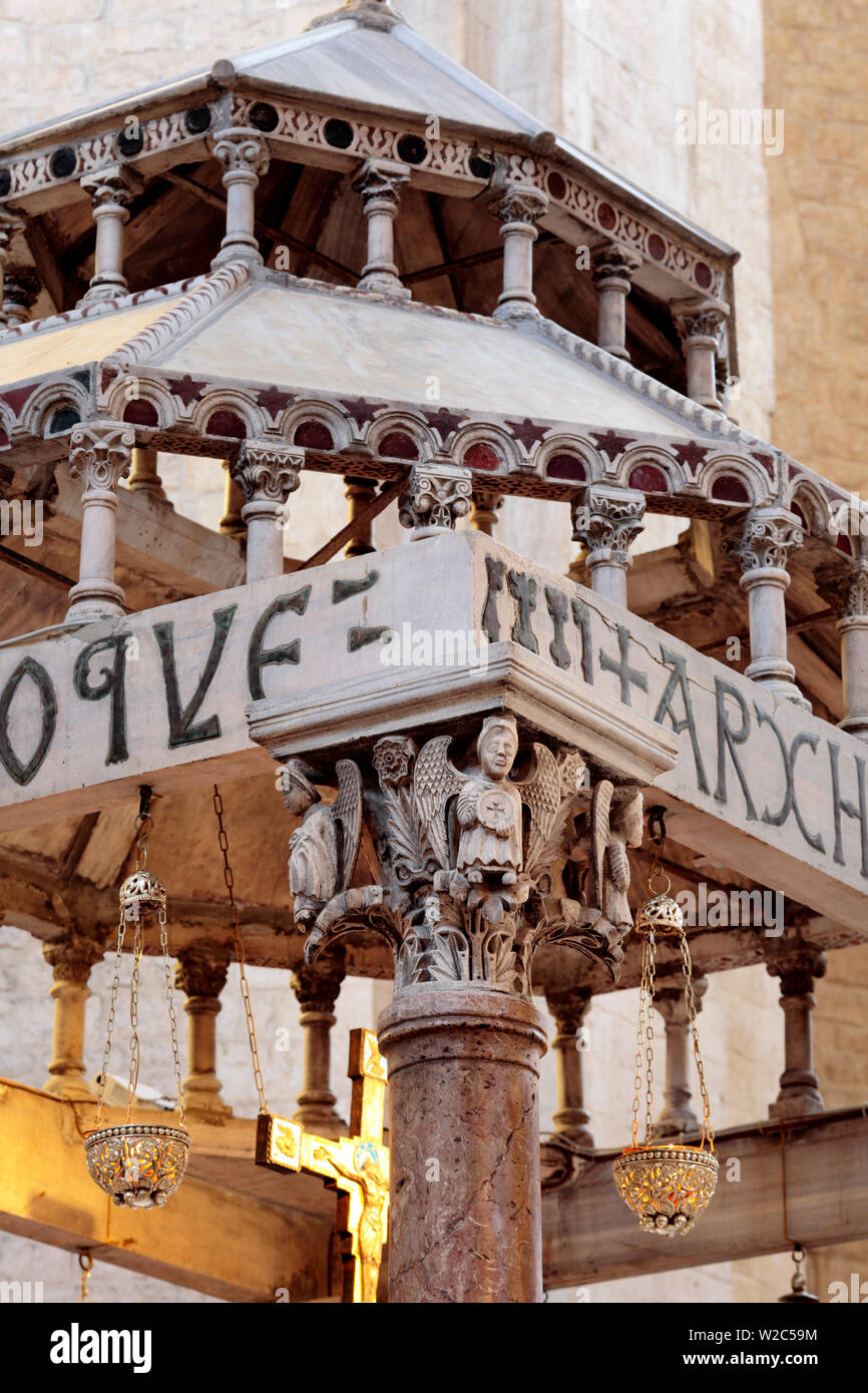 Medieval canopy, Basilica of Saint Nicholas (Basilica di San Nicola ...