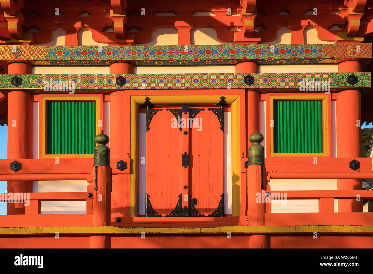 Japan, Kyoto, Higashiyama District, Kiyomizu-dera Temple, The Deva gate ...