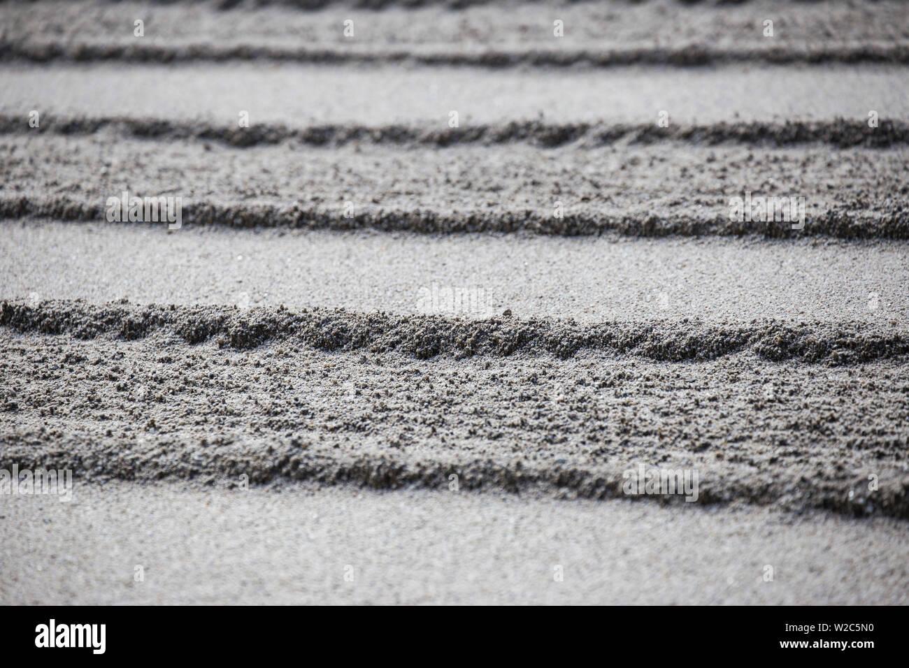 Japan, Kyoto, Ginkakuji Temple - A World Heritage Site, Dry sand garden ...
