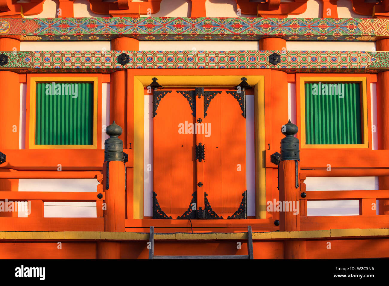 Japan, Kyoto, Higashiyama District, Kiyomizu-dera Temple, The Deva gate ...