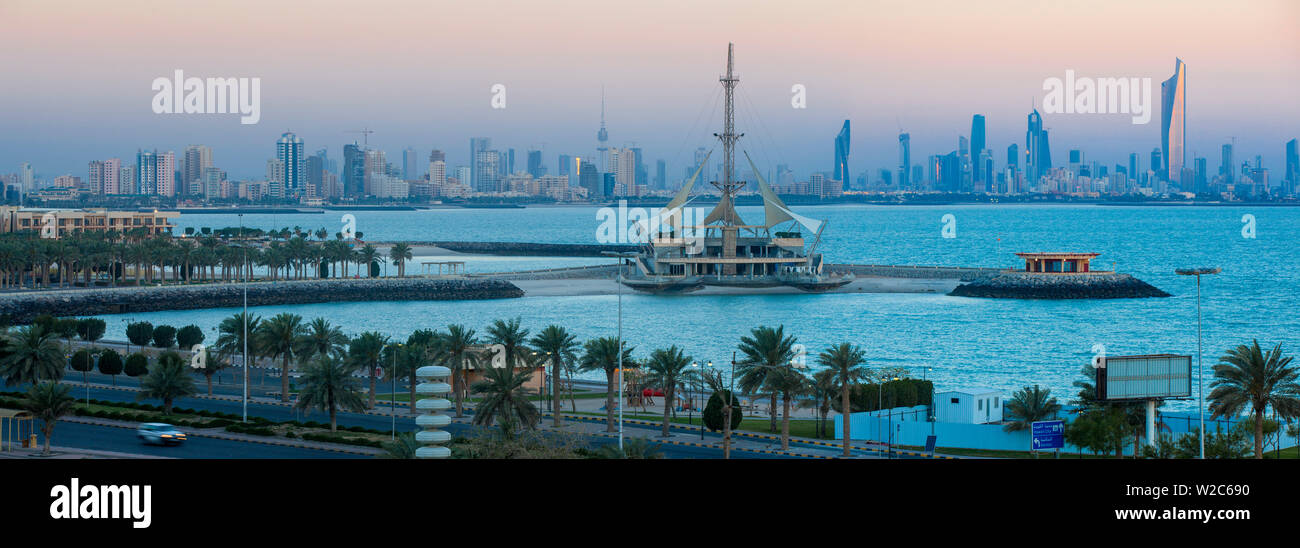 Kuwait, Kuwait City, Salmiya, Marina Waves Leisure complex - a three ...