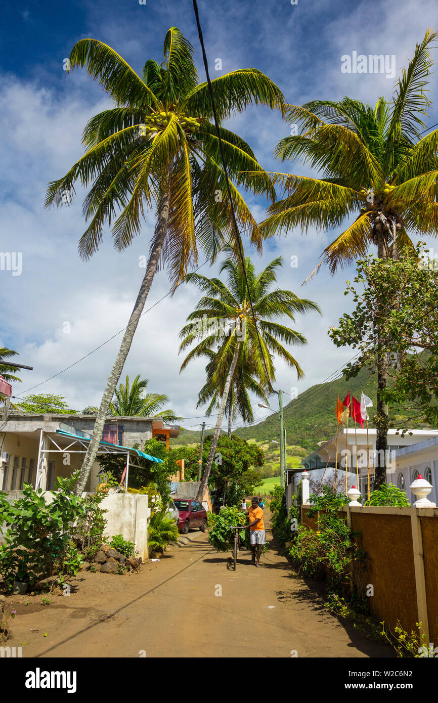 Small village in the Grand Port district, East Coast, Mauritius Stock ...