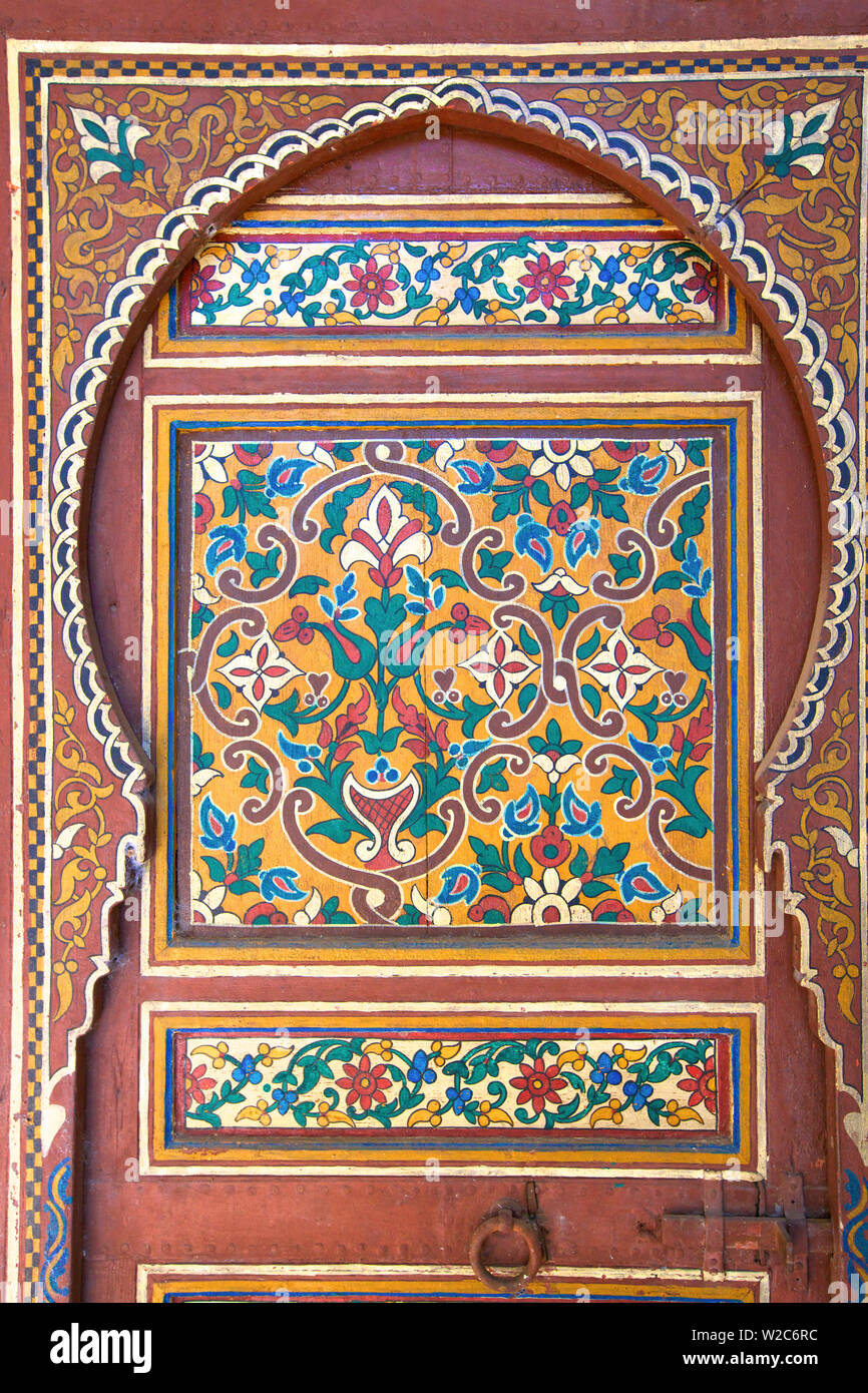 Interior Of Dar Jamai Museum, Meknes, Morocco, North Africa Stock Photo ...