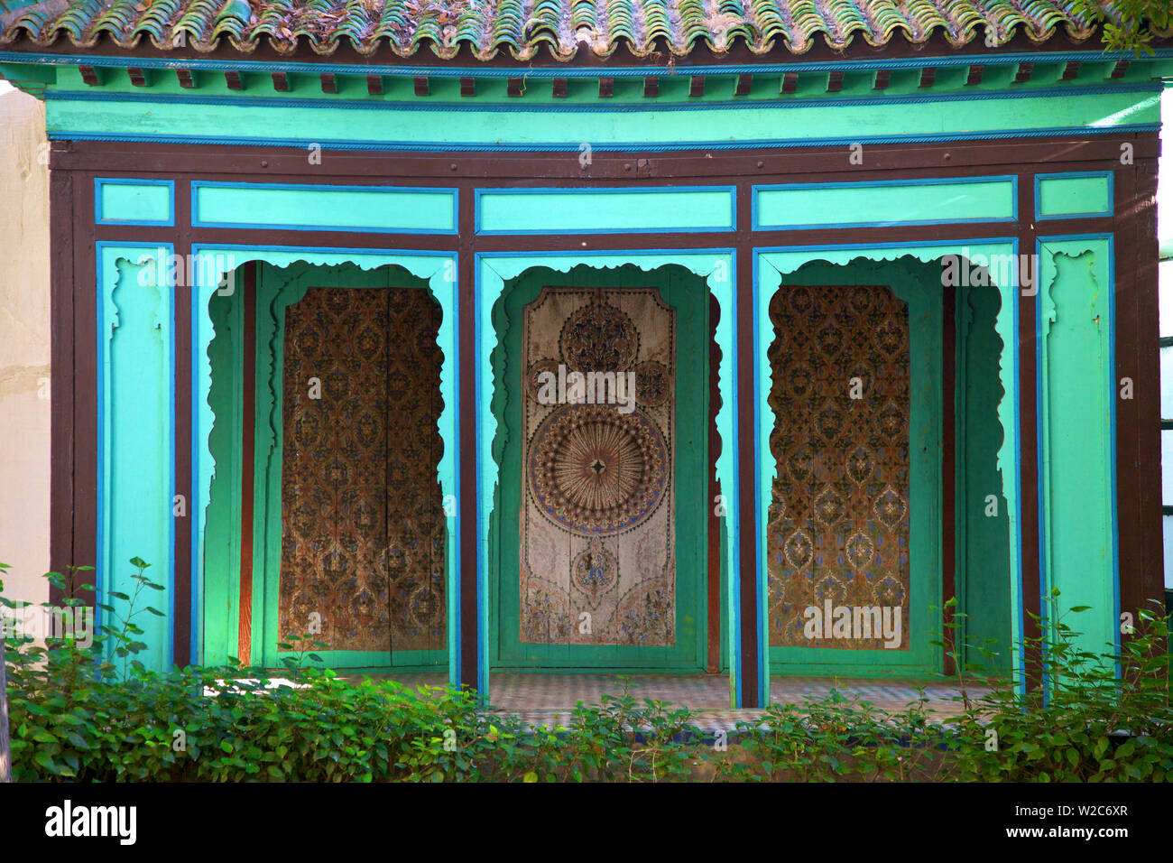 Exterior Of Dar Jamai Museum, Meknes, Morocco, North Africa Stock Photo ...