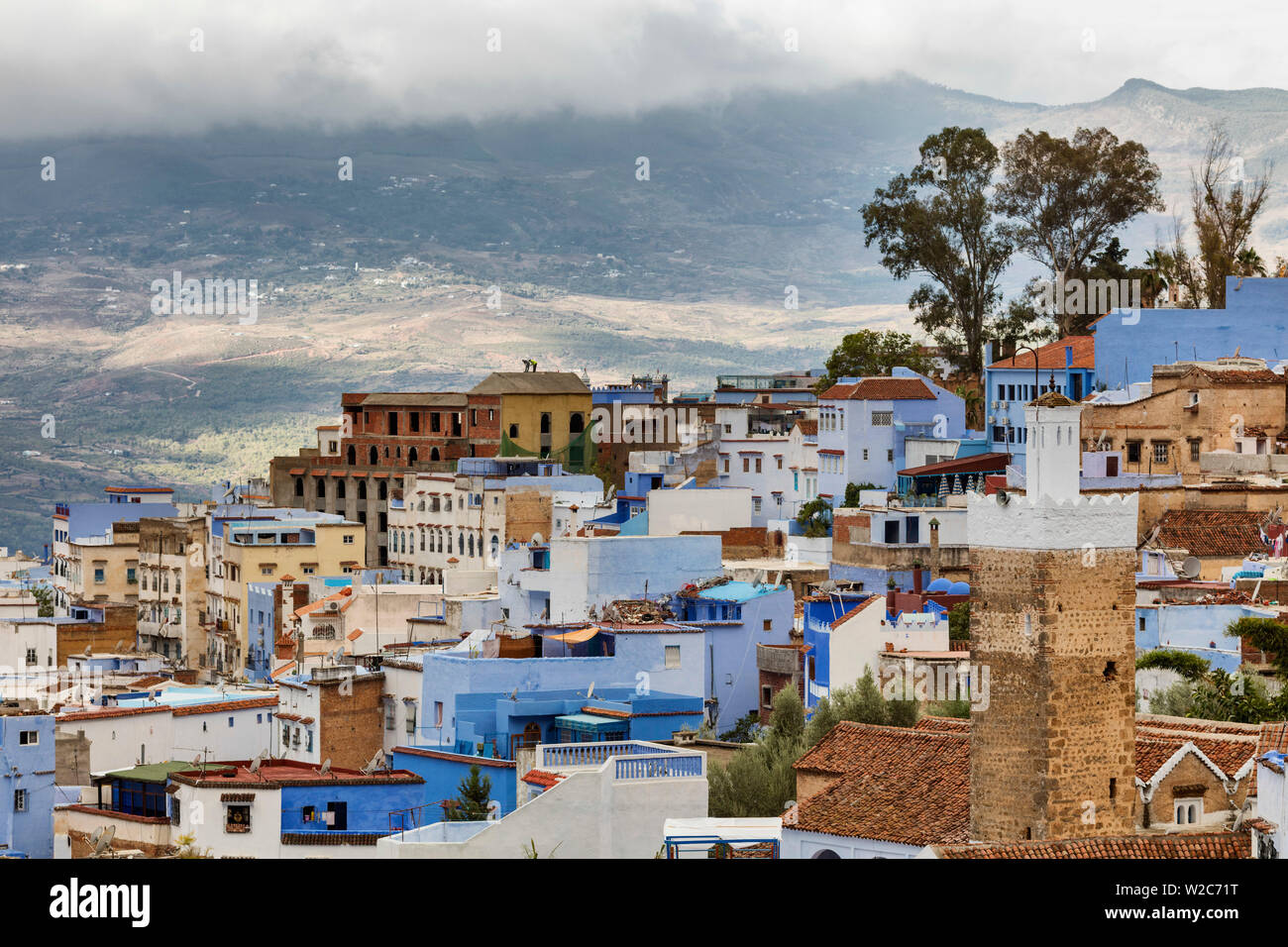 Medina, old town, Chefchaouen, Chaouen, Morocco Stock Photo - Alamy