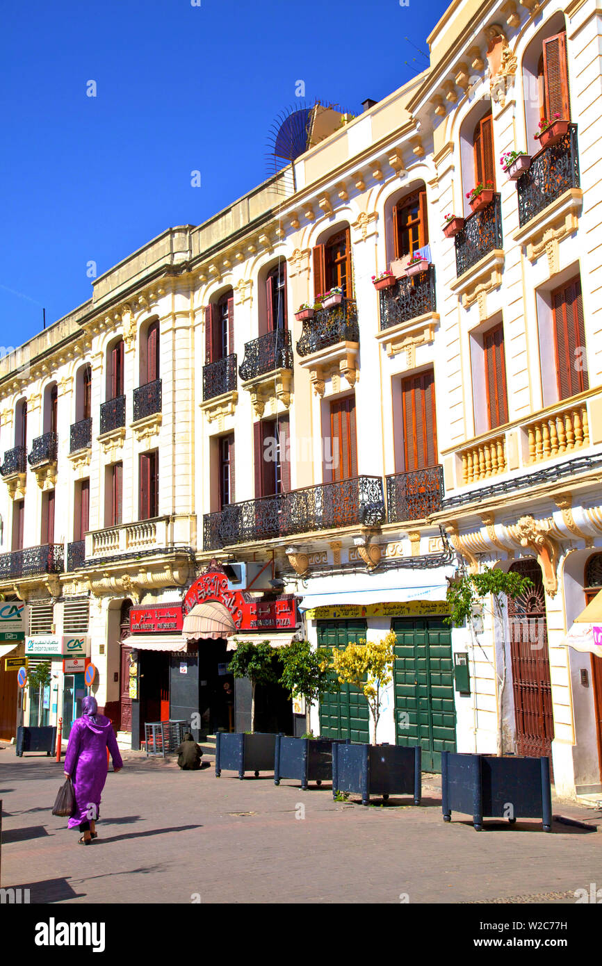 Colonial Architecture, Tangier, Morocco, North Africa Stock Photo - Alamy