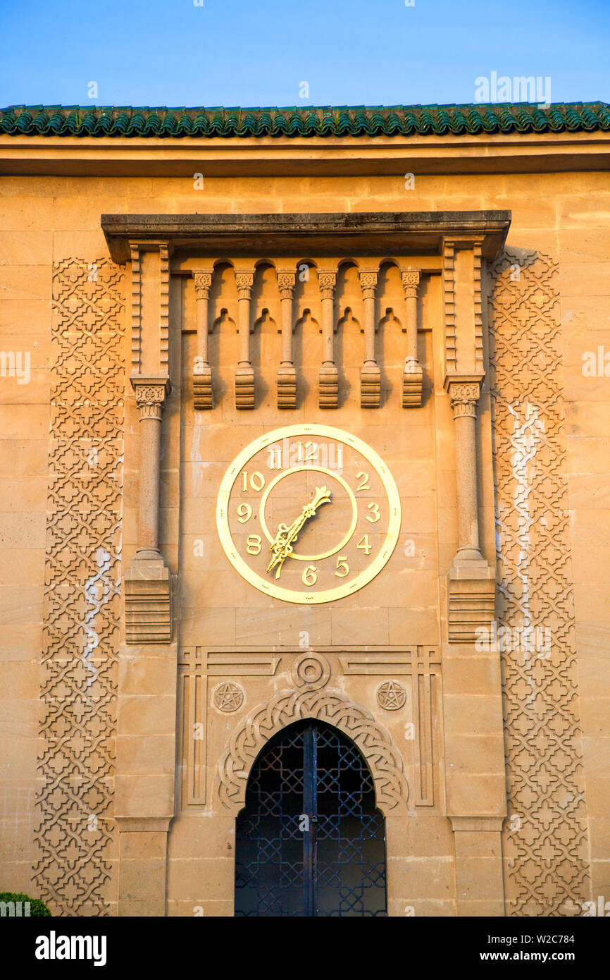 Clock Tower in Grand Socco, Tangier, Morocco, North Africa Stock Photo ...