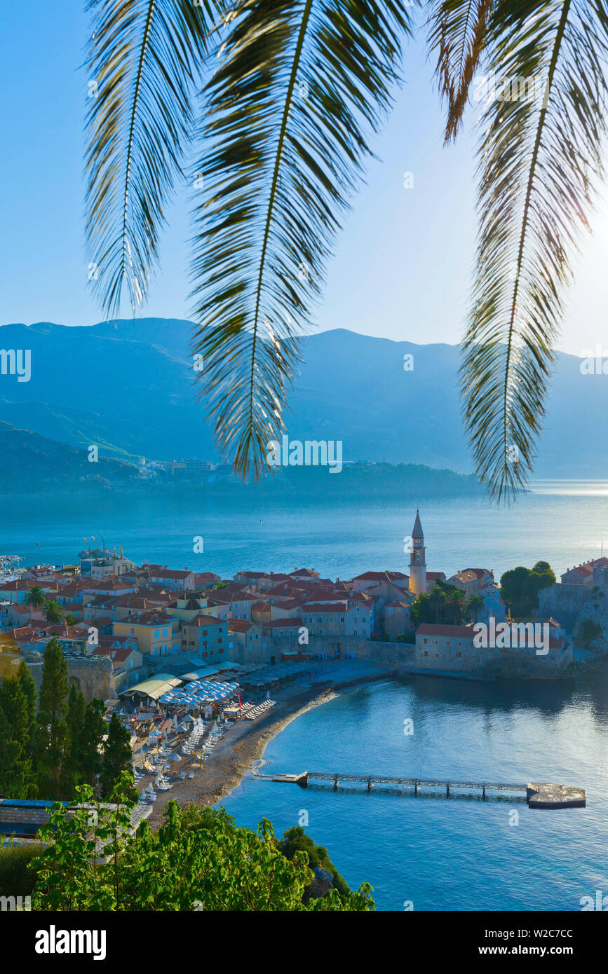 Montenegro, Budva, Old Town, Stari Grad Stock Photo - Alamy