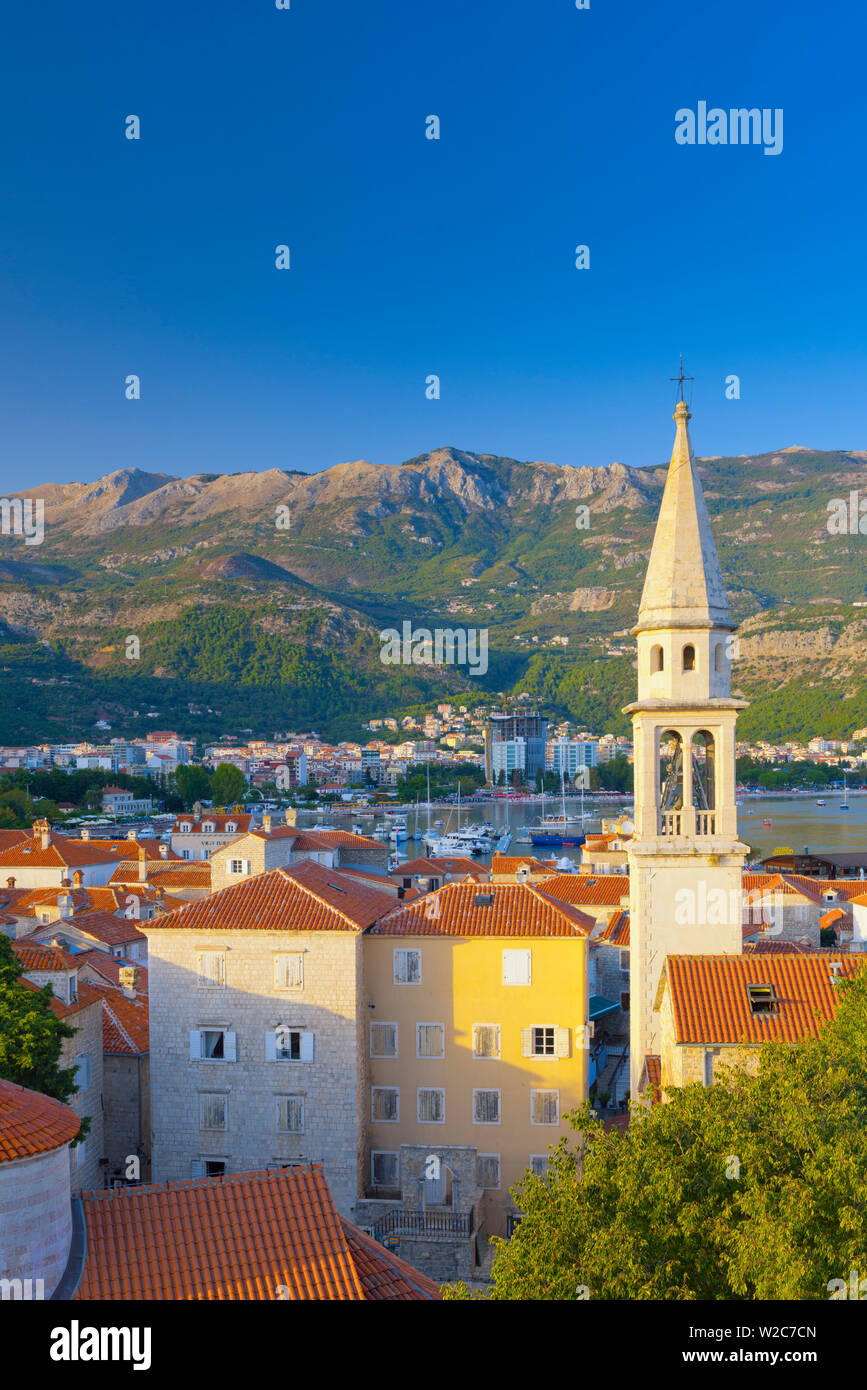Montenegro, Budva, Old Town, Stari Grad, Sveti Ivan, Church of Saint ...