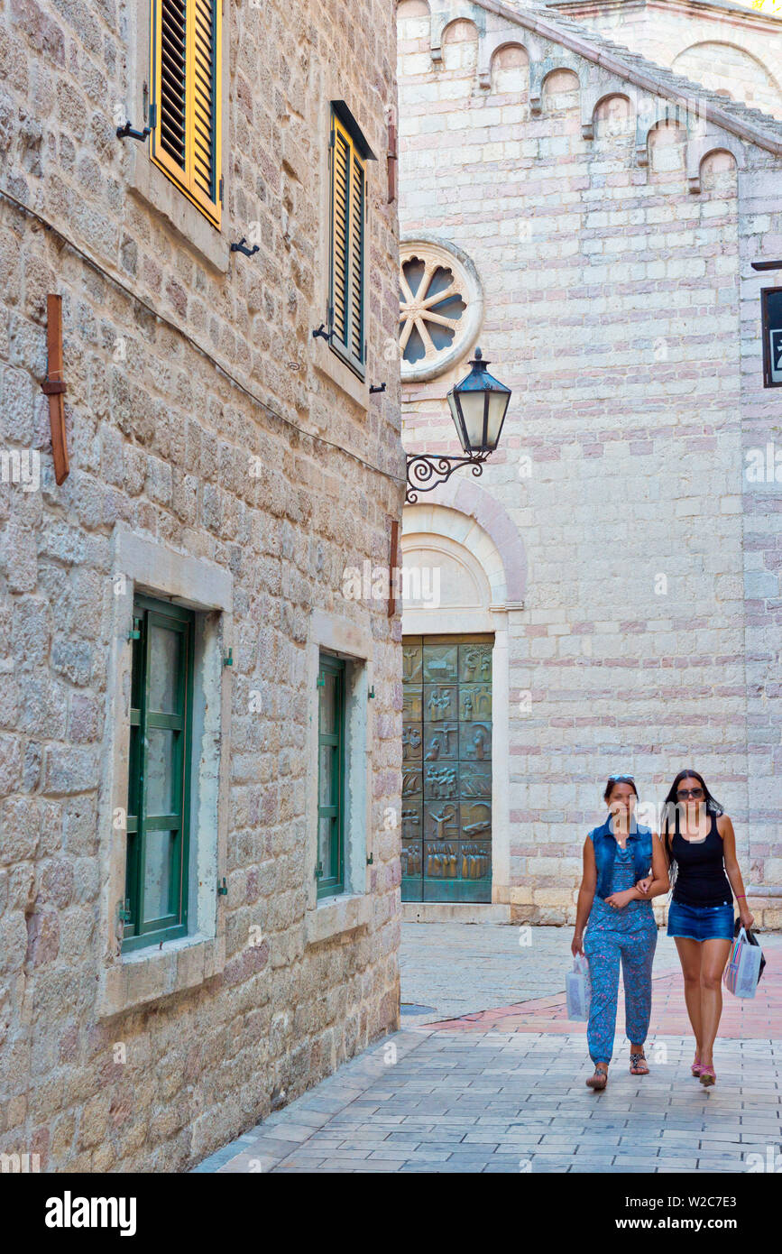 Montenegro, Bay of Kotor, Kotor, Old Town, Stari Grad Stock Photo - Alamy