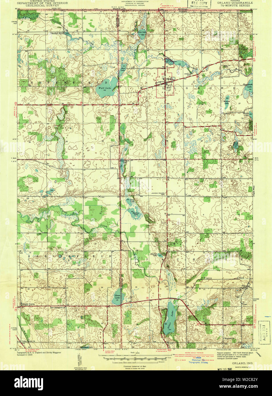 Map of orland hi-res stock photography and images - Alamy