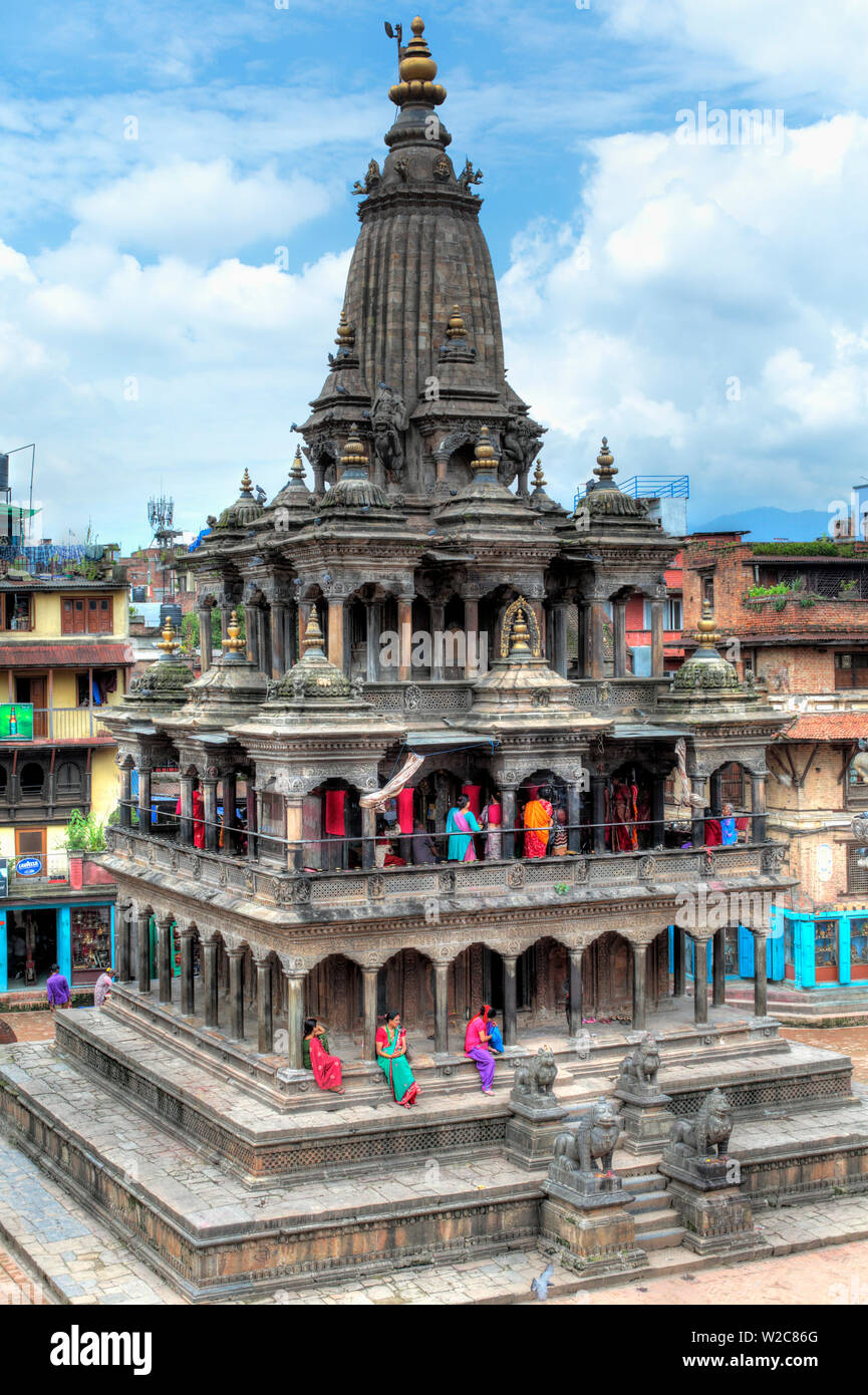 Krishna temple, Durbar Square, Patan, Lalitpur, Nepal Stock Photo - Alamy