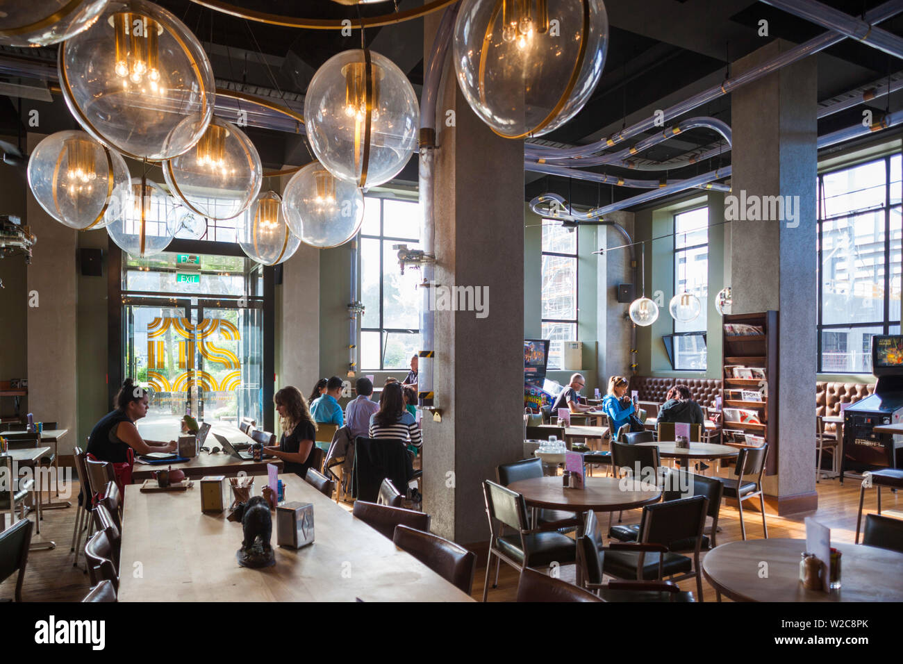 New Zealand, South Island, Christchurch, C1 Espresso cafe, located in ...