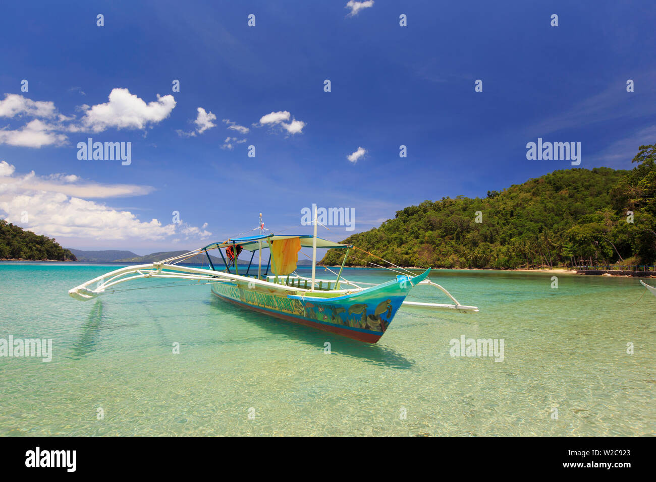 Philippines, Palawan, Port Barton, Turtle Bay Stock Photo - Alamy