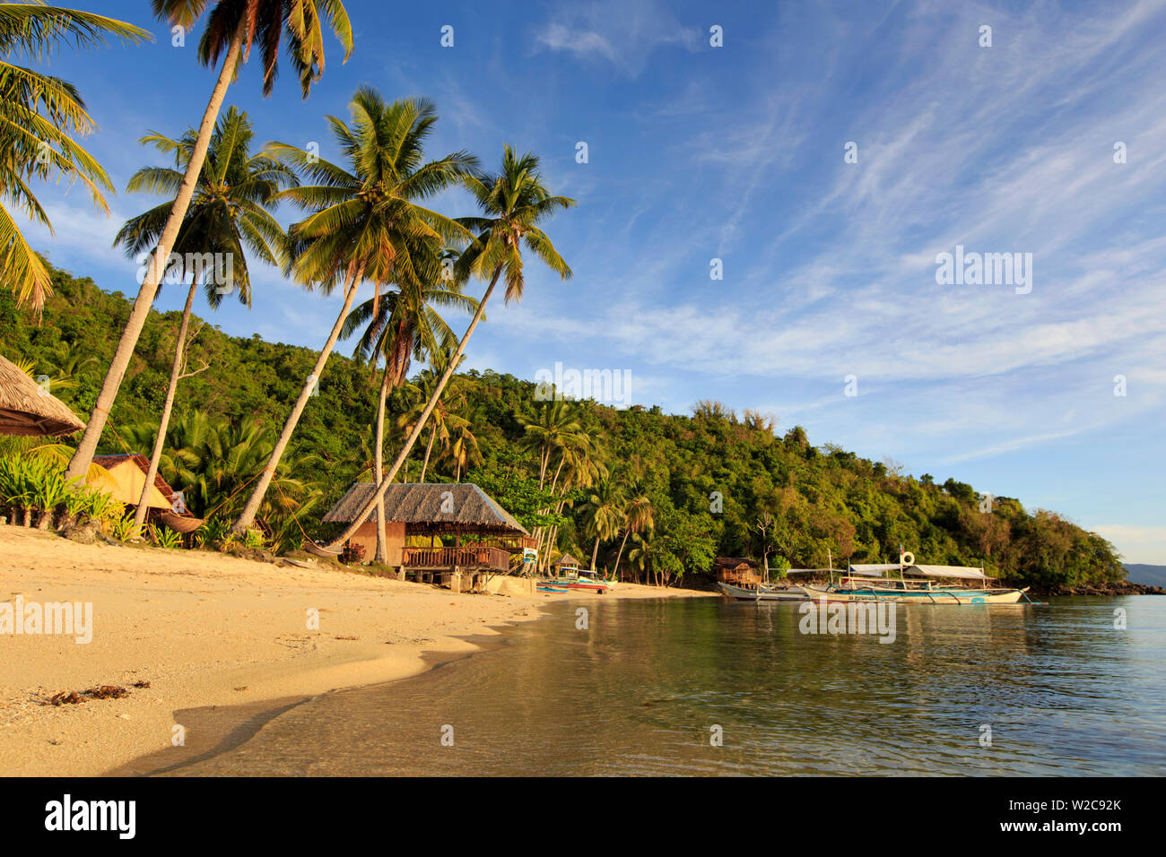 Philippines, Palawan, Port Barton, Albaguen Island Stock Photo - Alamy