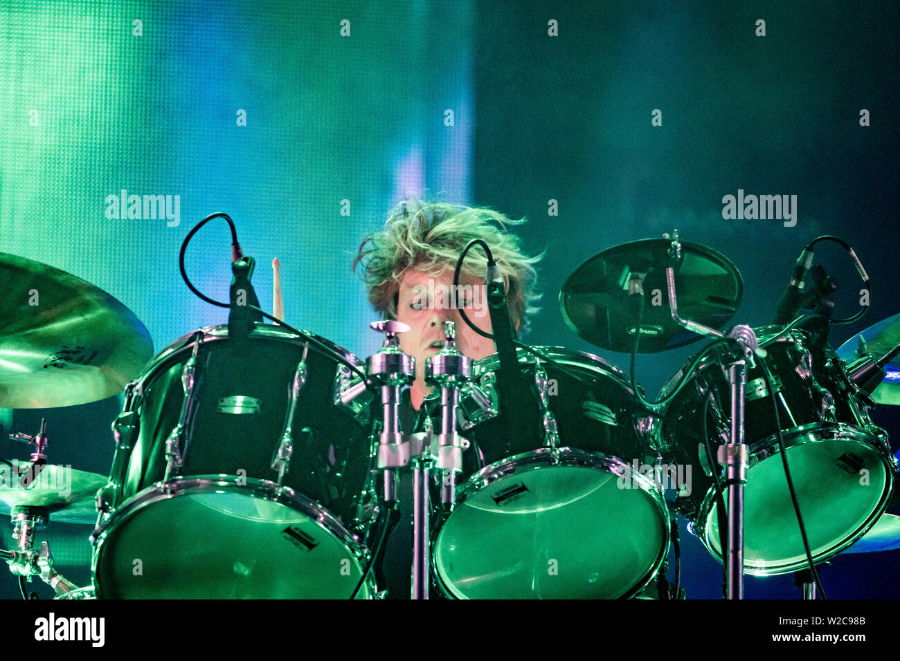 Roskilde, Denmark. July 06th, 2019. The English rock band The Cure ...