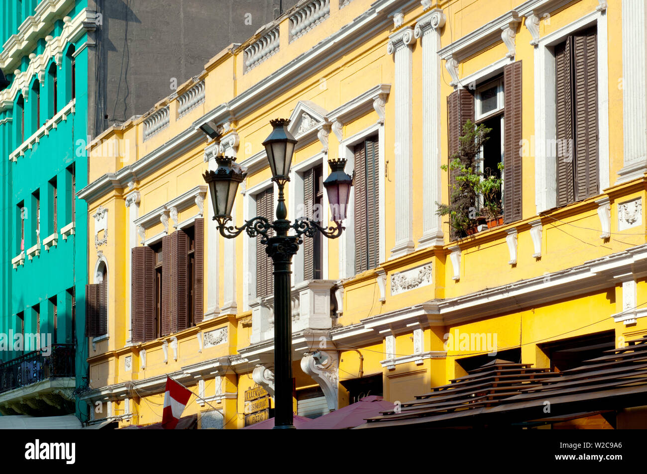 Peru, Lima, Colonial District, Historic Buildings Stock Photo - Alamy