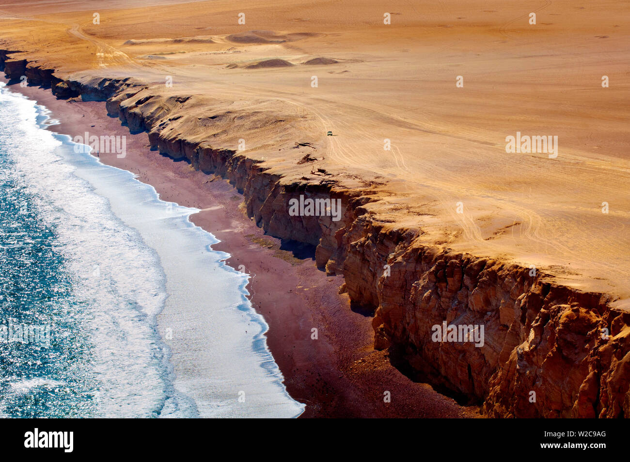 Peru, Paracas National Reserve, Lagunillas Bay, Pacific Ocean ...