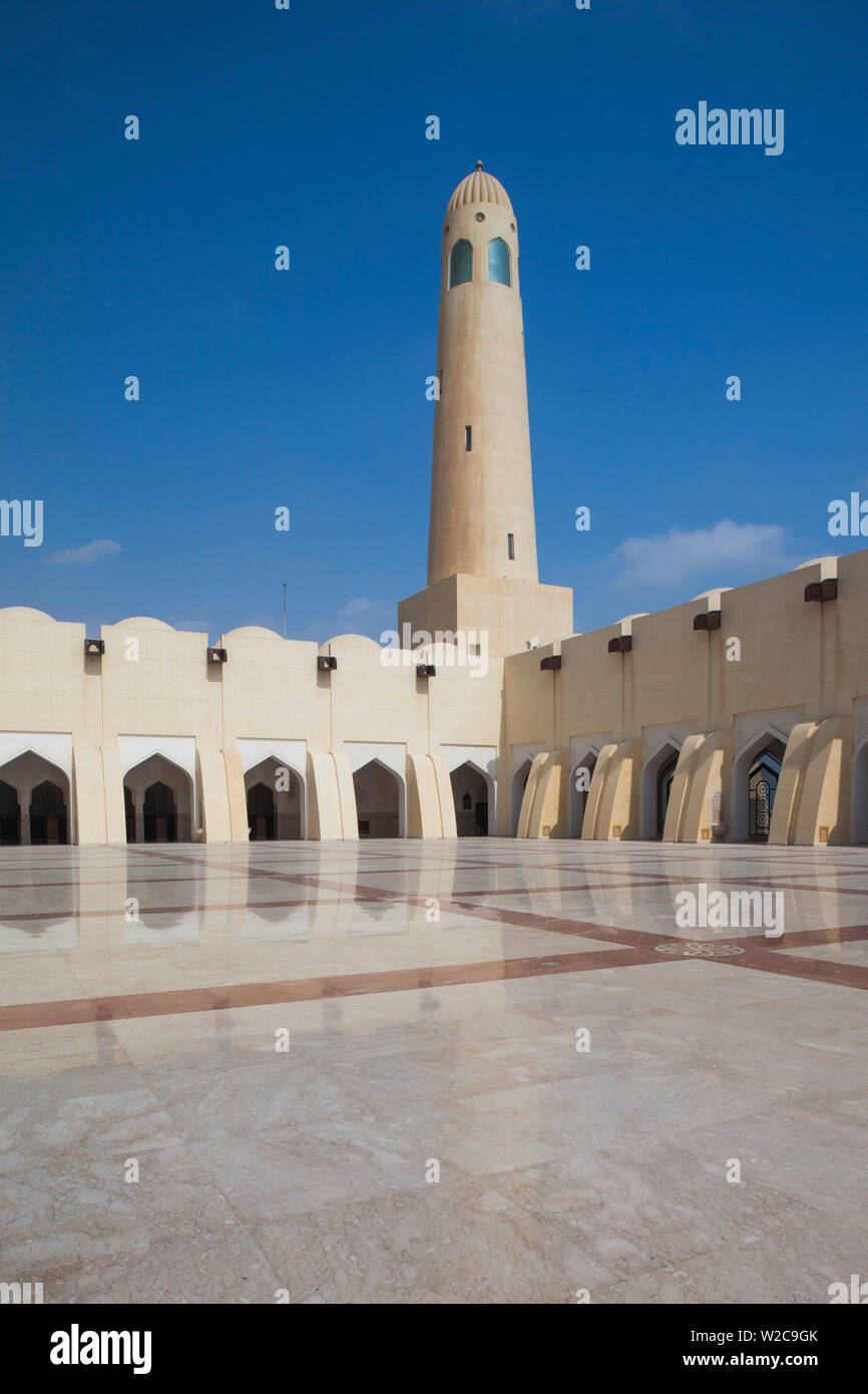 Qatar, Doha, Abdul Wahhab Mosque, The State Mosque of Qatar, exterior ...