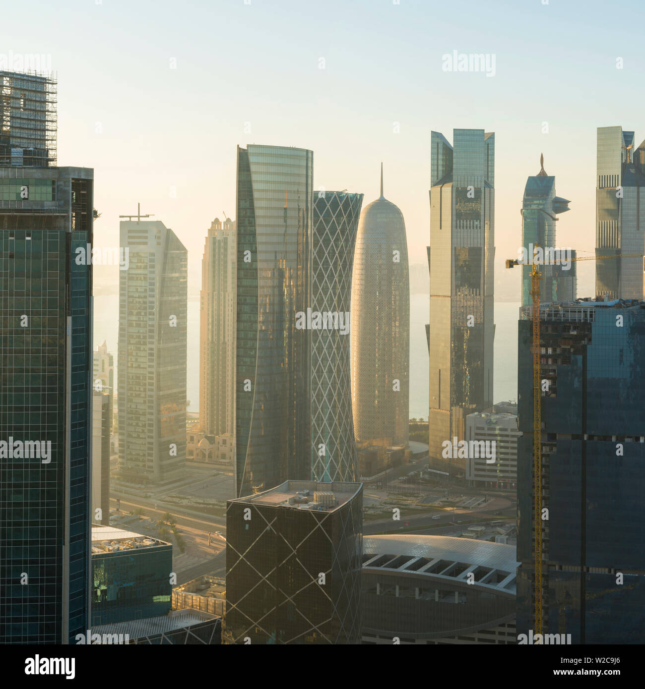 Doha skyline, Doha, Qatar Stock Photo - Alamy